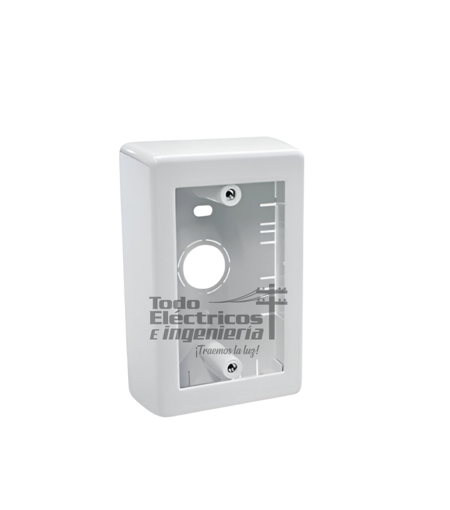 CAJA CANALETA 2X4 PVC | Todo electricos